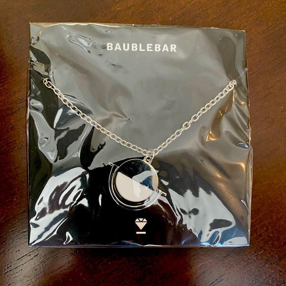 BaubleBar | Jewelry | New In Packaging Baublebar Blackwhite Pendant ...